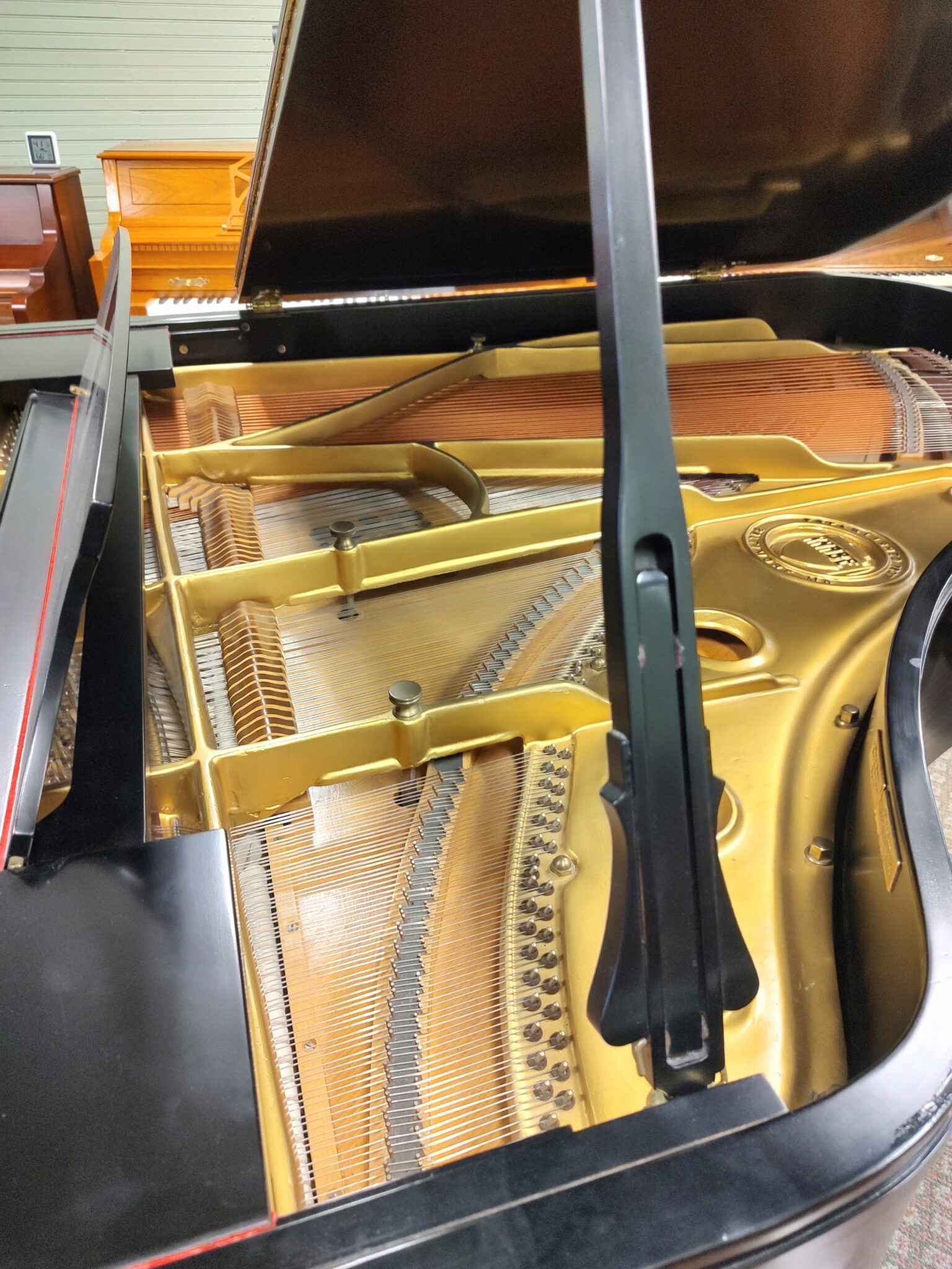 1980 Knabe 6’5″ grand piano - Kramer's Piano Shop